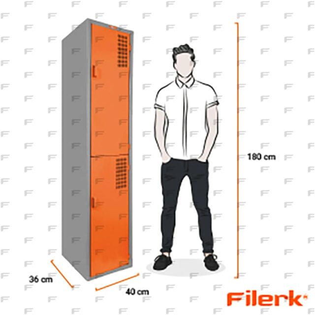 Locker Metálico Filerk 4 Puertas Con Chapa - Filerk - Lockers Metálicos ...