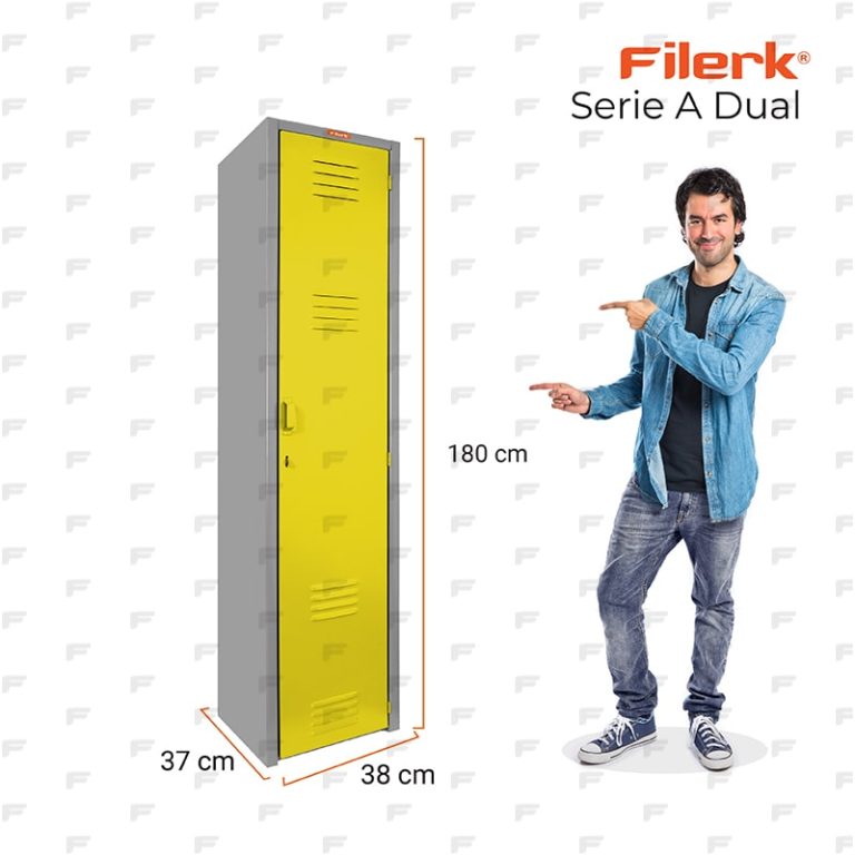 Serie A Dual - Filerk - Lockers Metálicos - Gabinetes Metálicos